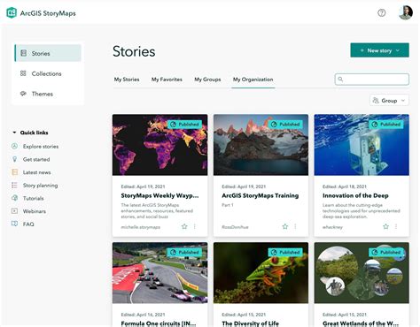 Whats New In Arcgis Storymaps April 2021