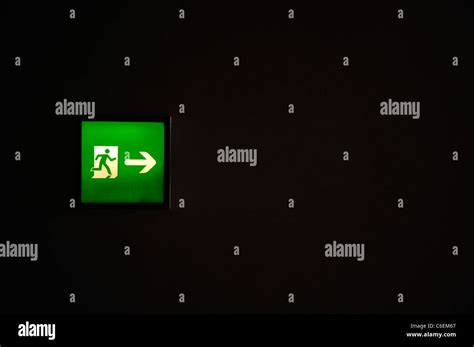Emergency Exit Signs Hi Res Stock Photography And Images Alamy