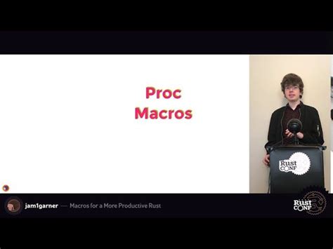 Free Video Macros For A More Productive Rust Rustconf 2020 From Rust