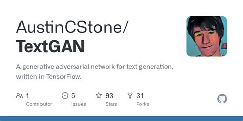 GitHub AustinCStone TextGAN A Generative Adversarial Network For Text Generation Written In