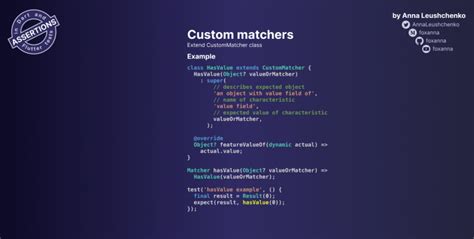 Assertions In Dart And Flutter Tests An Almost Ultimate Cheat Sheet