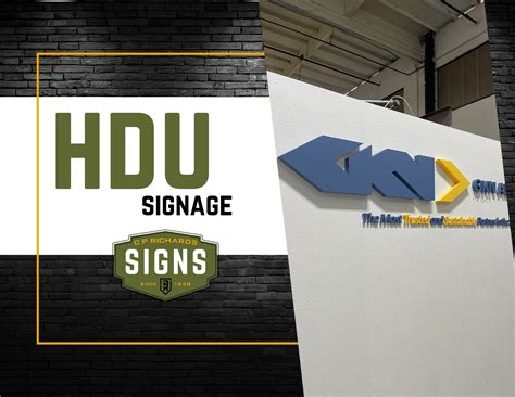 Hdu Signs Made In San Diego Cp Richards Signs