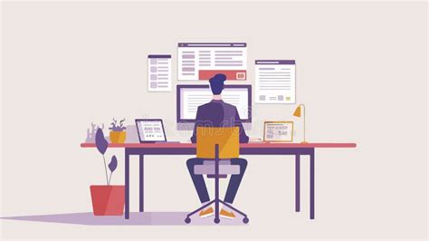 a front end development concept featuring a ui ux designer engaged in