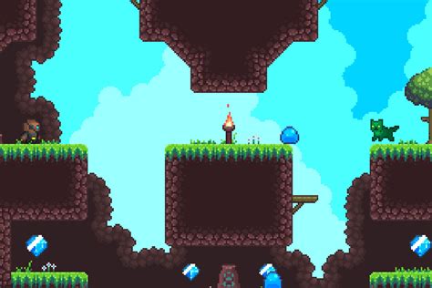 Platformer Tilesets Bundle 16x16 Pixelart