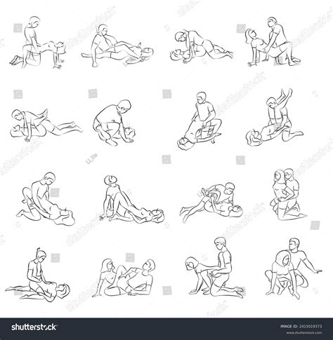 Sex Positions Romance Partner Satisfaction Images Stock Illustration 2415019373 Shutterstock