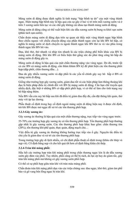 Chấn thương ngực | PDF