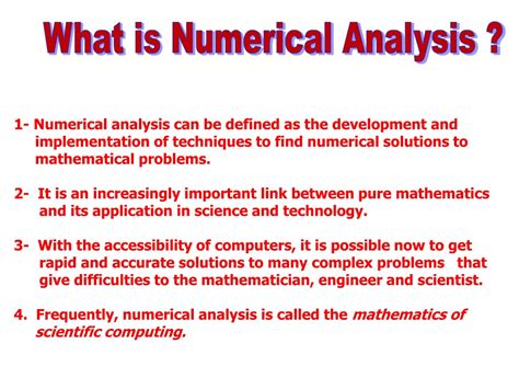 Ppt Introduction To Numerical Analysis Using Matlab Powerpoint