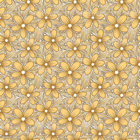 장식 꽃 완벽 한 패턴입니다 손으로 그린 화려한 양식된 낙서 배경입니다 식물 벡터 일러스트 레이 션 0명에 대한 스톡 벡터 아트 및 기타 이미지 Istock