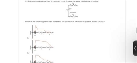 Two Resistors In Circuit 1 See The Figure Ohmic
