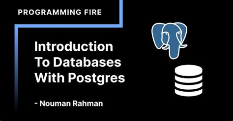 Introduction To Relational Databases With Postgresql R Programming