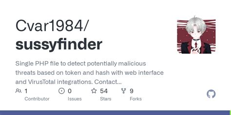 Github Cvar1984sussyfinder Single Php File To Detect Potentially