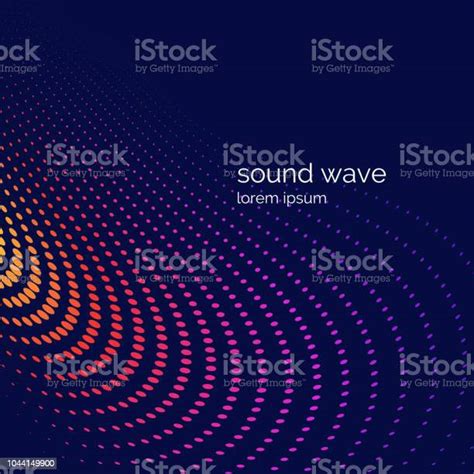 벡터 일러스트 레이 션의 어두운 배경 동적 라인의 형태로 음악 파의 개발에 대한 스톡 벡터 아트 및 기타 이미지 개발 검은색 곡선 Istock