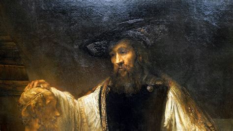 Rembrandt Aristotle With A Bust Of Homer Detail 1653 Flickr