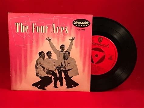 The Four Aces Ep 1955 Uk 7 Vinyl Single Excellent Condition Brunswick