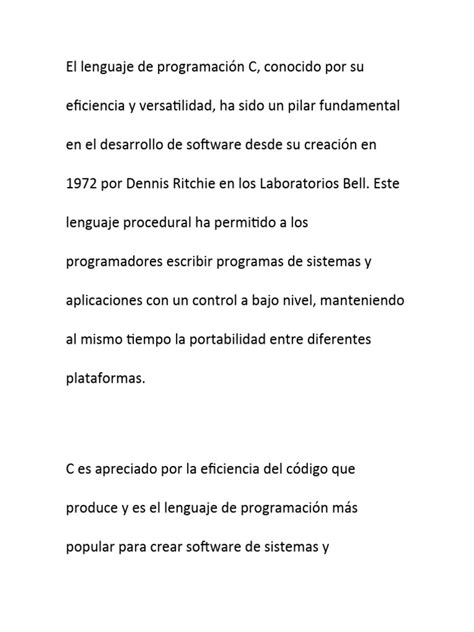 el lenguaje de programación c parte 2 descargar gratis pdf c