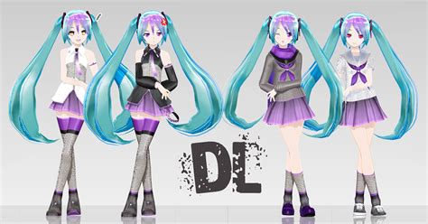 Lat Sweet Devil Style Hatsune Miku Dl By Duekko On Deviantart