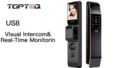 3d Face Recognition Smart Fingerprint Password Smart Door Lock With Video Call And Intercom