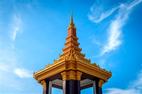 Statue Of King Father Norodom Sihanouk Phnom Penh Cambodia Free