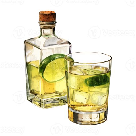 Clear Bottle Of Tequila 44052896 Png