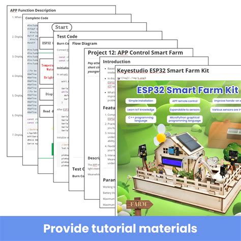 Esp32 Iot Smart Farm Kit With Projects To Arduino And Scratch