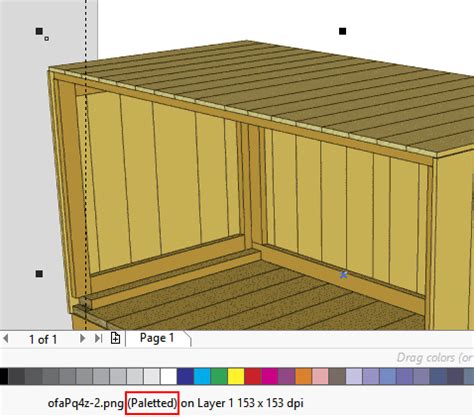 Problem Importing PNG With Indexed Color Distortion Occurs CorelDRAW X CorelDRAW Graphics