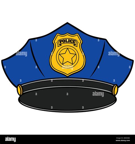 Police Hat An Illustration Of A Police Hat Stock Vector Image And Art