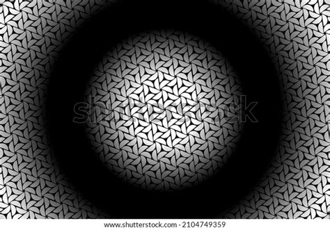 Colourful Gradient Circle Pattern Traditional Batik Stock Vector