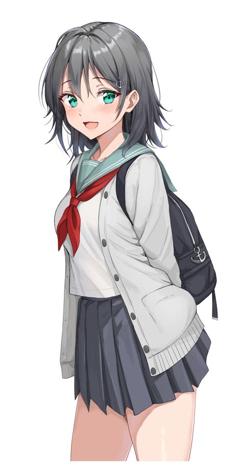 Safebooru 1girl D Alternate Costume Amagi Amagi626 Anchor Hair