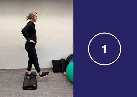 Knee Rehab Exercise The Step Down West End Physiotherapy