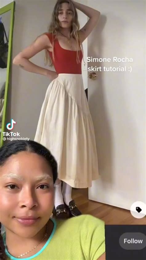 Simone Rocha Skirt Tutorial Diy Clothes Design Diy Fashion Clothing Diy Clothes Patterns