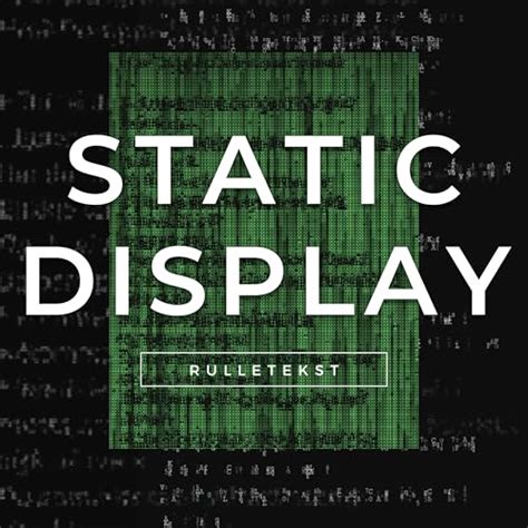 Jp Rulletekst [explicit] Static Display Digital Music