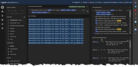 how to find onedrive files matching a naming pattern using power