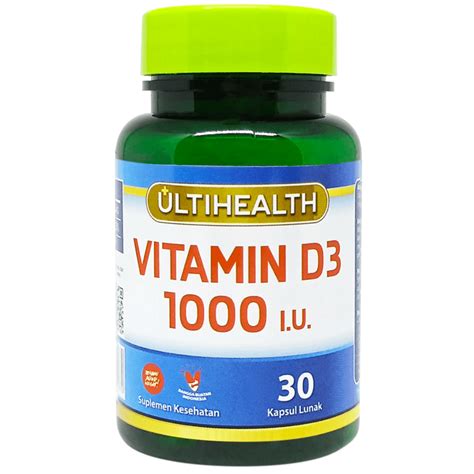 Ulti Health Vitamin D3 1000 Iu Apotik Online Murah Jual Vitamin Murah