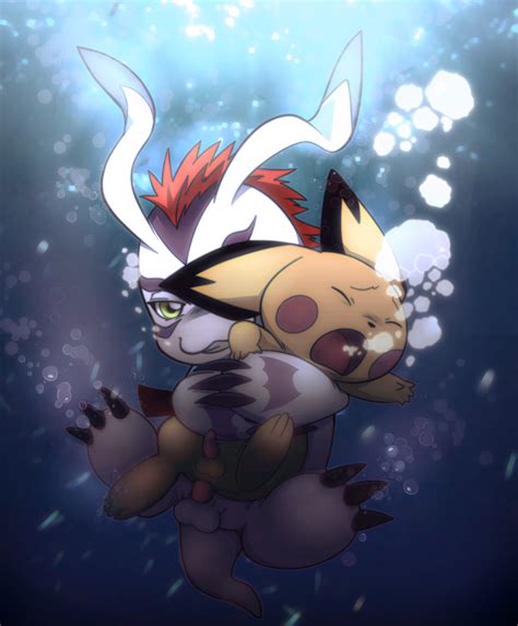 Post 873831 Crossover Digimon Gomamon Kinglom Pichu Porkyman