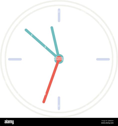 Clock Face With Color Arrows Icon Time Symbol Stock Vector Image Art Alamy