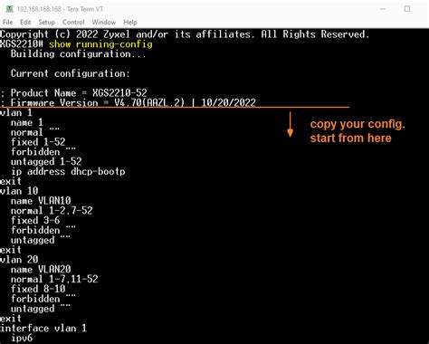 Switch Config Compatibility — Zyxel Community