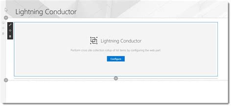 adding the lc client side web part to a site lightning conductor web