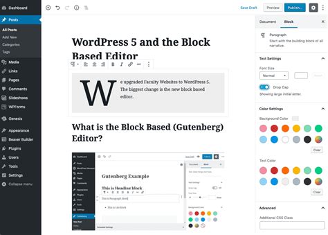 WordPress 5 And The Block Based Editor UCI Sites