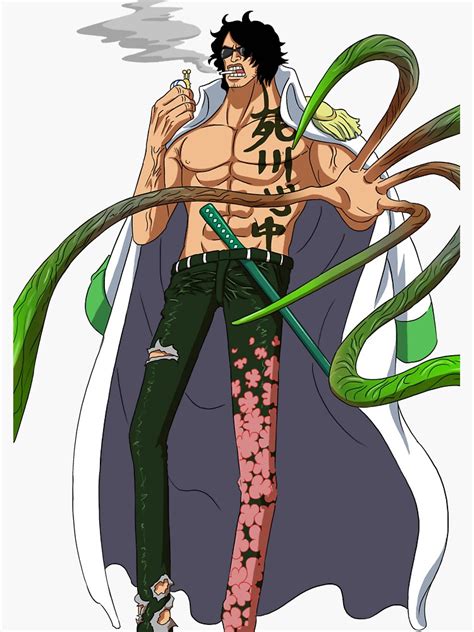 Aramaki One Piece Sticker For Sale By Kamboart Redbubble