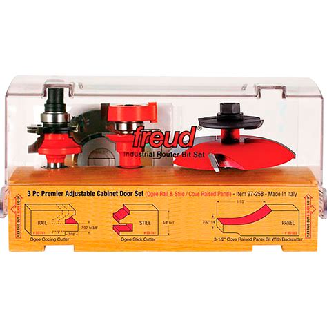 Freud 3 Piece Ogee Cope And Stick Router Bit Set 1 2in Shank Model 97 258 Revivalcandy