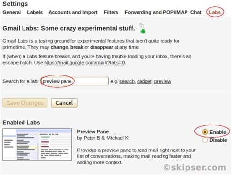 Preview Pane For Gmail Similar To Outlook Thunderbird