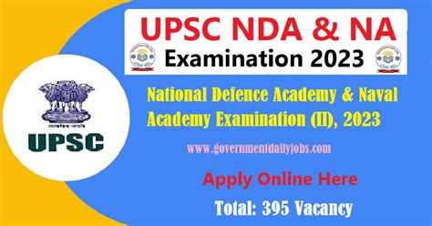 Upsc Nda 2 Recruitment 2023 Apply Online For 395 Posts