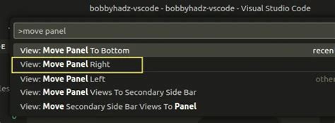 Move The Sidebar Or Terminal To The Right In VS Code Bobbyhadz