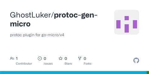 github ghostluker protoc gen micro protoc plugin for go micro v4