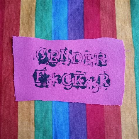 DISCOUNTED MISPRINT GENDER FUCKER PATCH Roughly Depop