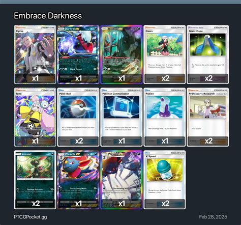Embrace Darkness Pokémon Tcg Pocket