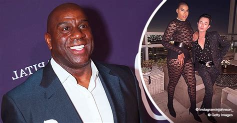 Magic Johnsons Son Ej Flaunted His Figure In Lace Jumpsuit And Black