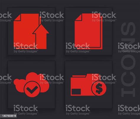 재무 문서 폴더 업로드 파일 문서 문서 및 클라우드를 확인 표시 아이콘으로 설정합니다 벡터 0명에 대한 스톡 벡터 아트 및 기타 이미지 Istock