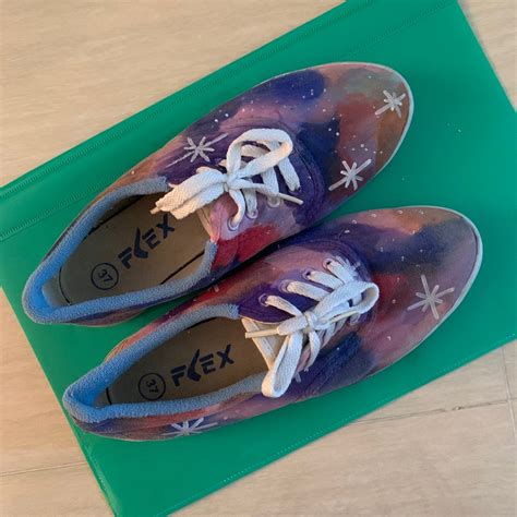 Flex Sepatu Canvas Lukisan Fesyen Wanita Sepatu Di Carousell