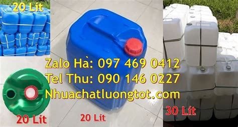 Can L Có Nắp Thoát Khí Đựng Phân Bón Can Nhựa Giá Rẻ Hcm Can Dẹp Đựng Nông Dược Can Dày